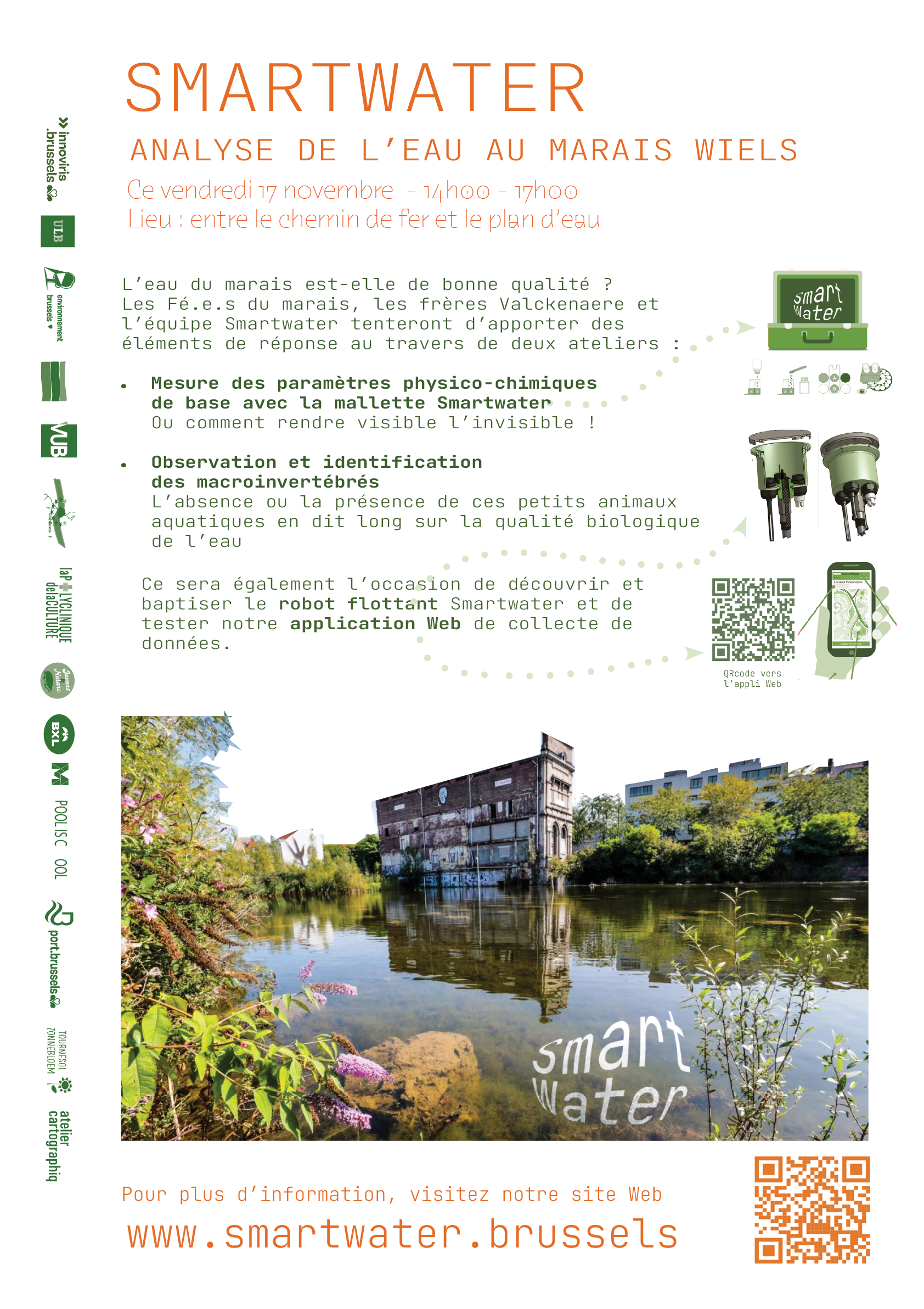 Et l’eau du marais Wiels ? – SmartWater